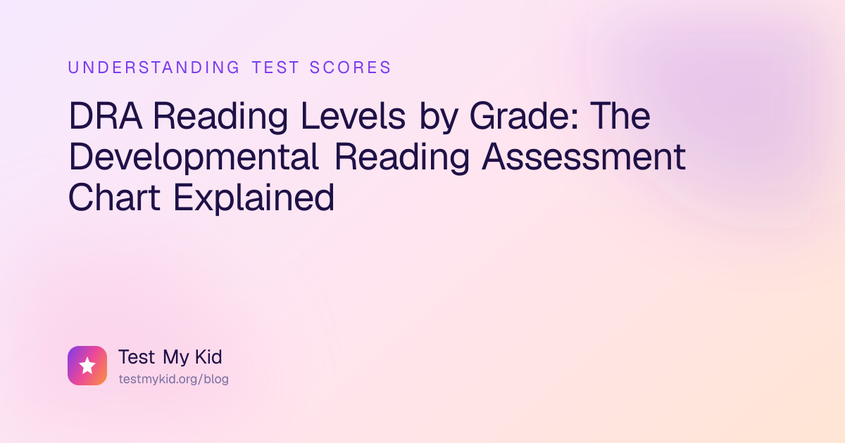 DRA Reading Levels by Grade: The Developmental Reading Assessment Chart ...